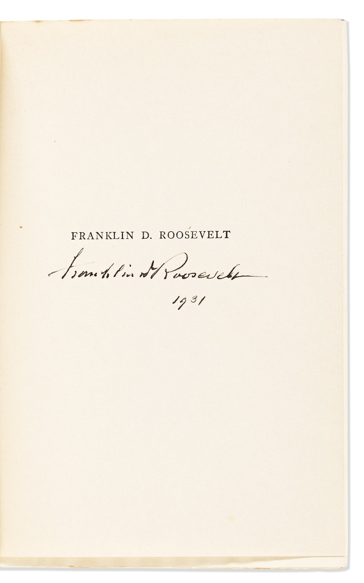 Roosevelt, Franklin D. Ernest K. Lindley. Franklin D. Roosevelt: A ...