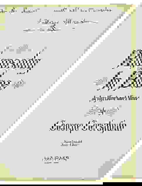 Gershwin, George. Piano Solo And Second Piano Score For "rhapsody In ...