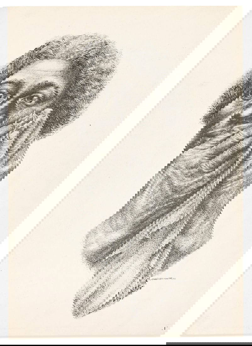 (art.) Charles White. Two Portfolios: "six Drawings" (incomplete) And "i Have A Dream Portfolio ...
