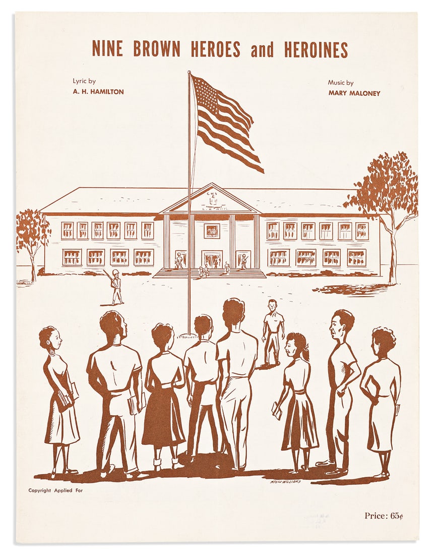 (civil Rights.) A.h. Hamilton And Mary Maloney. Nine Brown Heroes And ...