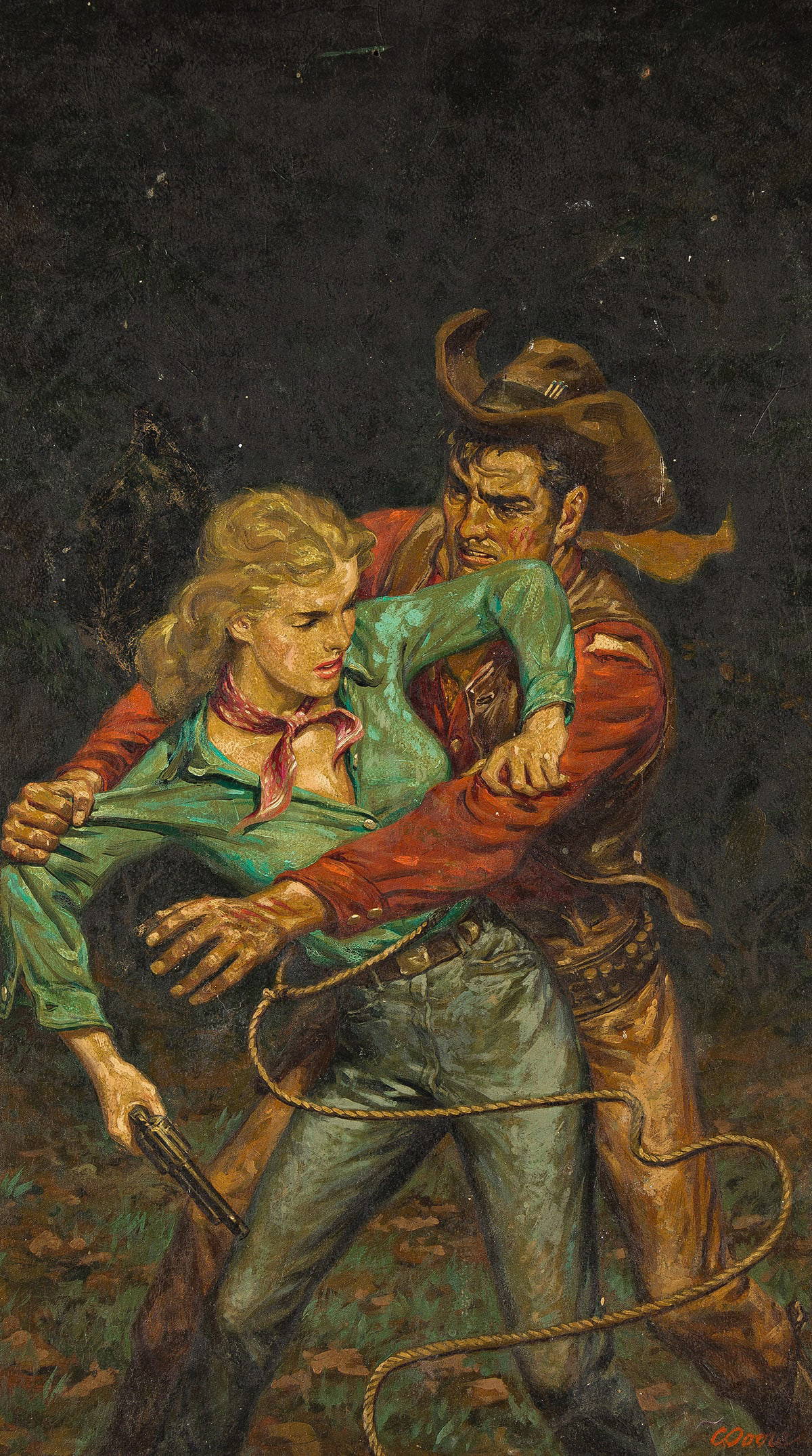 Clarence Doore (1913-1988) "straw Boss." Auction