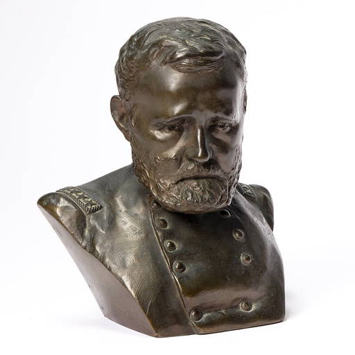 (presidents.) Karl Gerhardt. Memorial Bust Of Ulysses S. Grant In ...