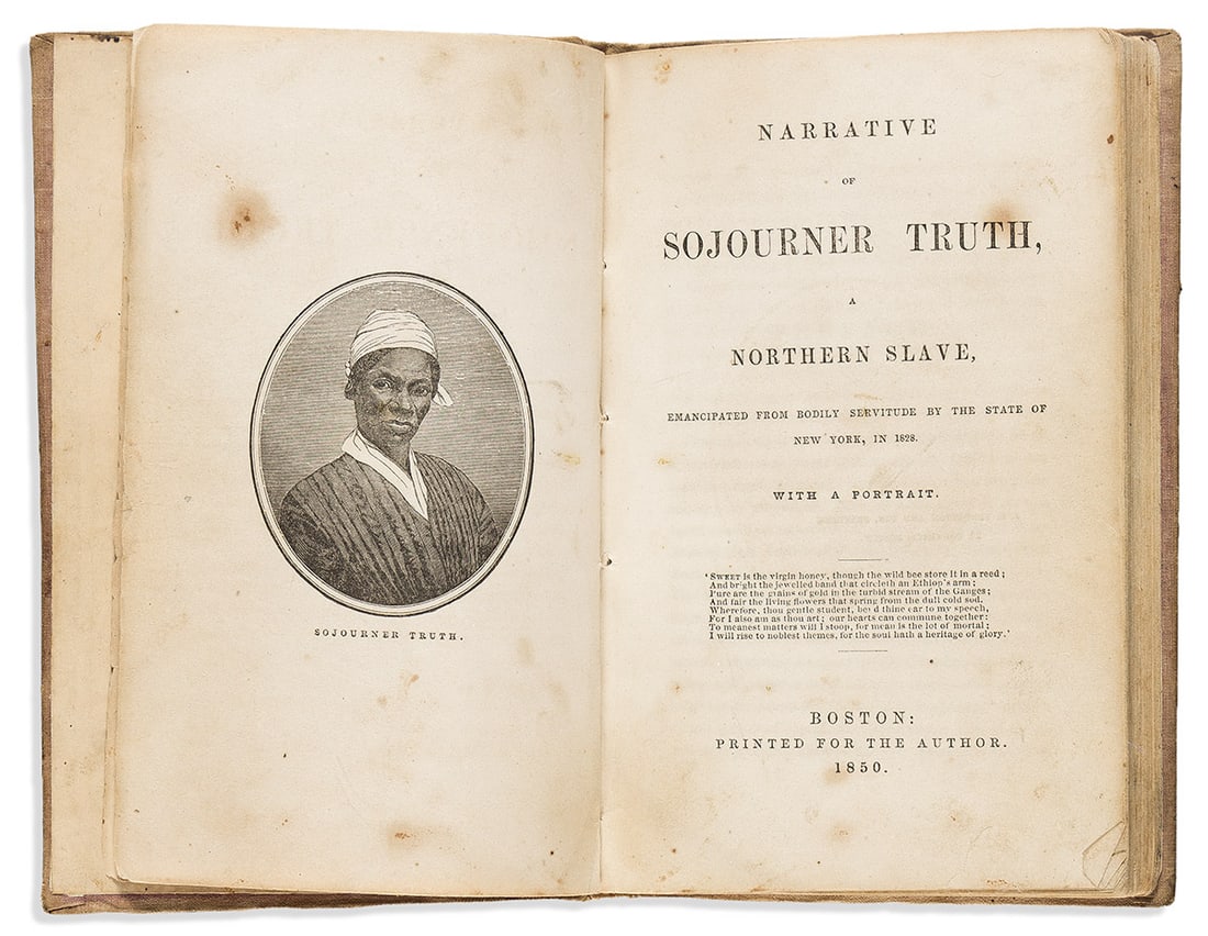 (slavery & Abolition.) Narrative Of Sojourner Truth, A Northern Slave ...
