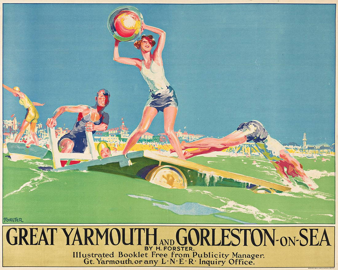 Harold Percy Forster (1895-1975) Great Yarmouth And Gorleston - On ...