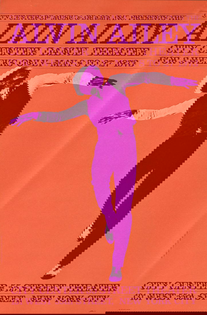 Various Artists [alvin Ailey Posters]. Group Of 15 Posters. Auction