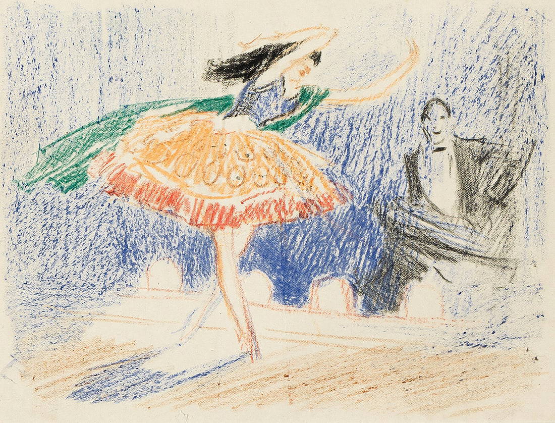 Everett Shinn (1876-1953) Group Of Four Works On Paper. Auction