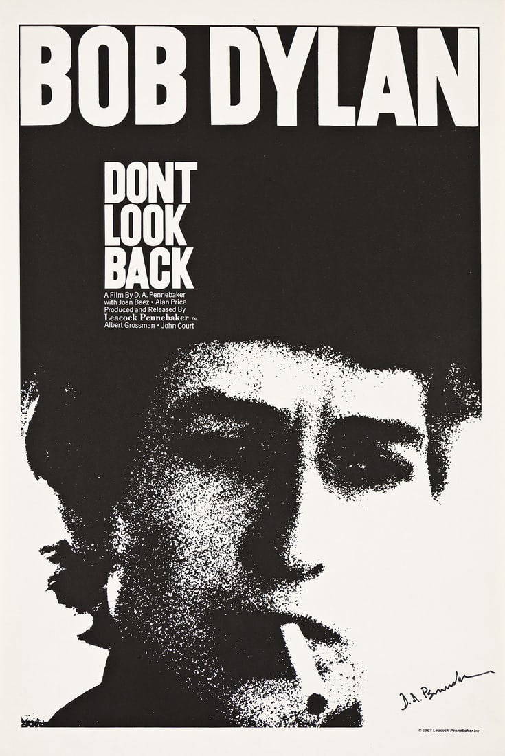 Donn Alan Pennebaker (1925-2019) Bob Dylan / Don't Look Back Auction