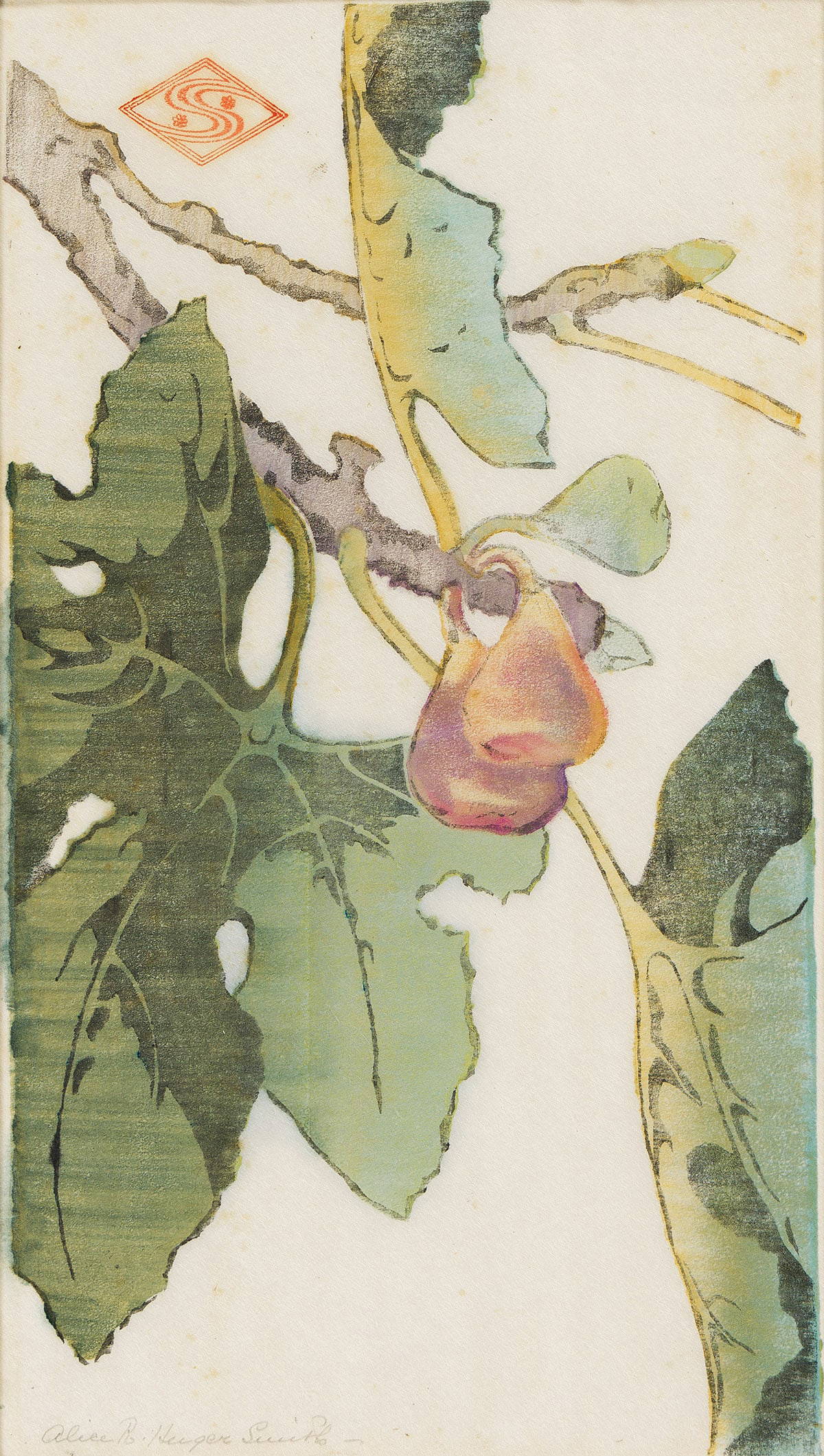 Alice Ravenel Huger Smith (1876 - 1958) Celestial Figs. Auction