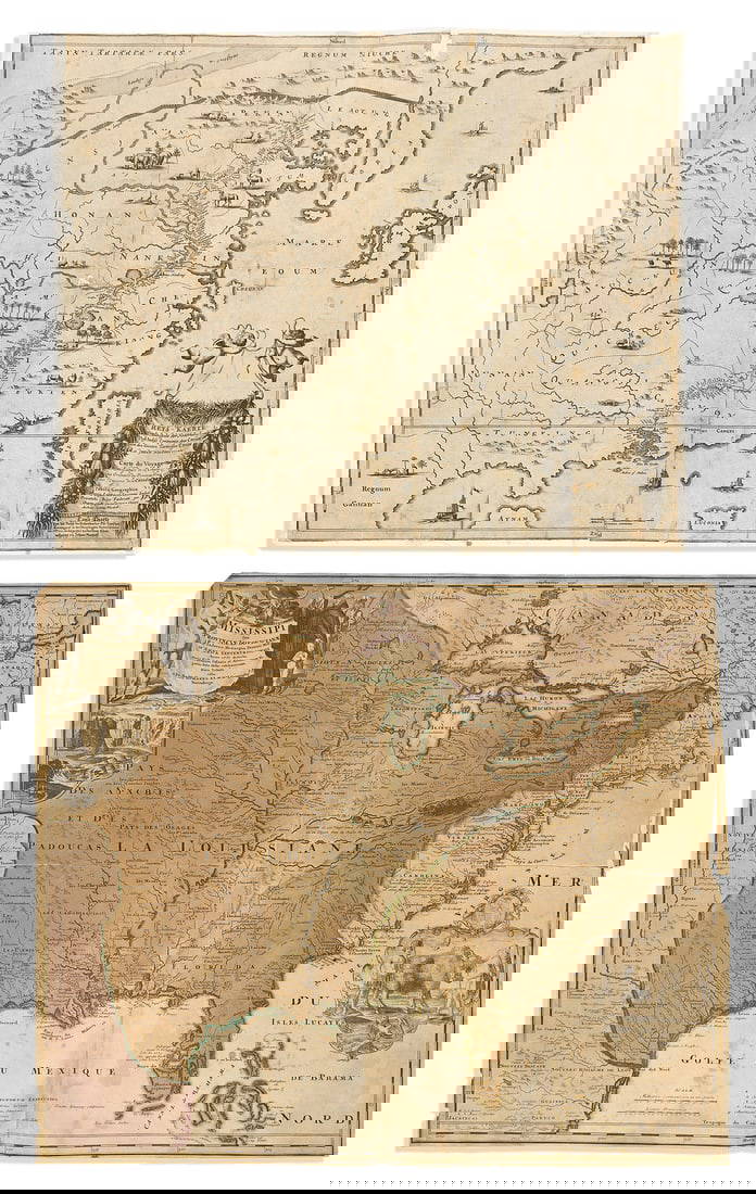 (miscellaneous Maps.) Group Of 4 Seventeenth-and-eighteenth-century ...