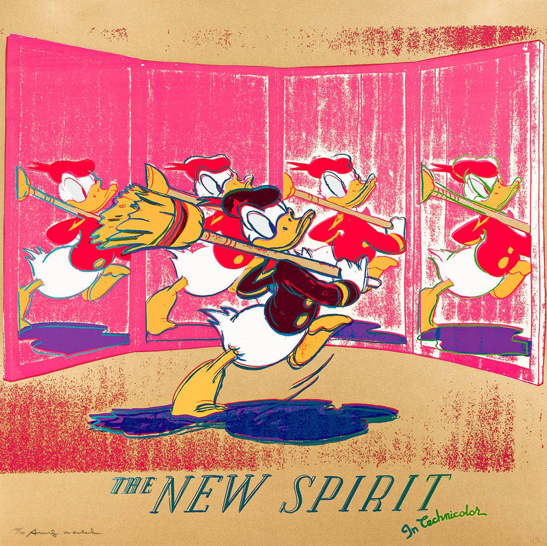 Andy Warhol (1928 - 1987) The New Spirit (donald Duck). Auction