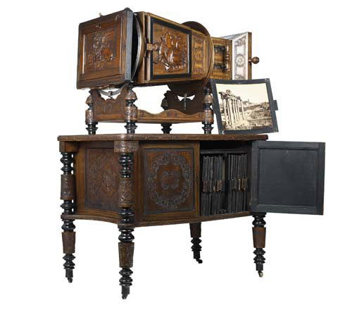 2067002A: CARLO PONTI MEGALETHOSCOPE PHOTOGRAPH VIEWER