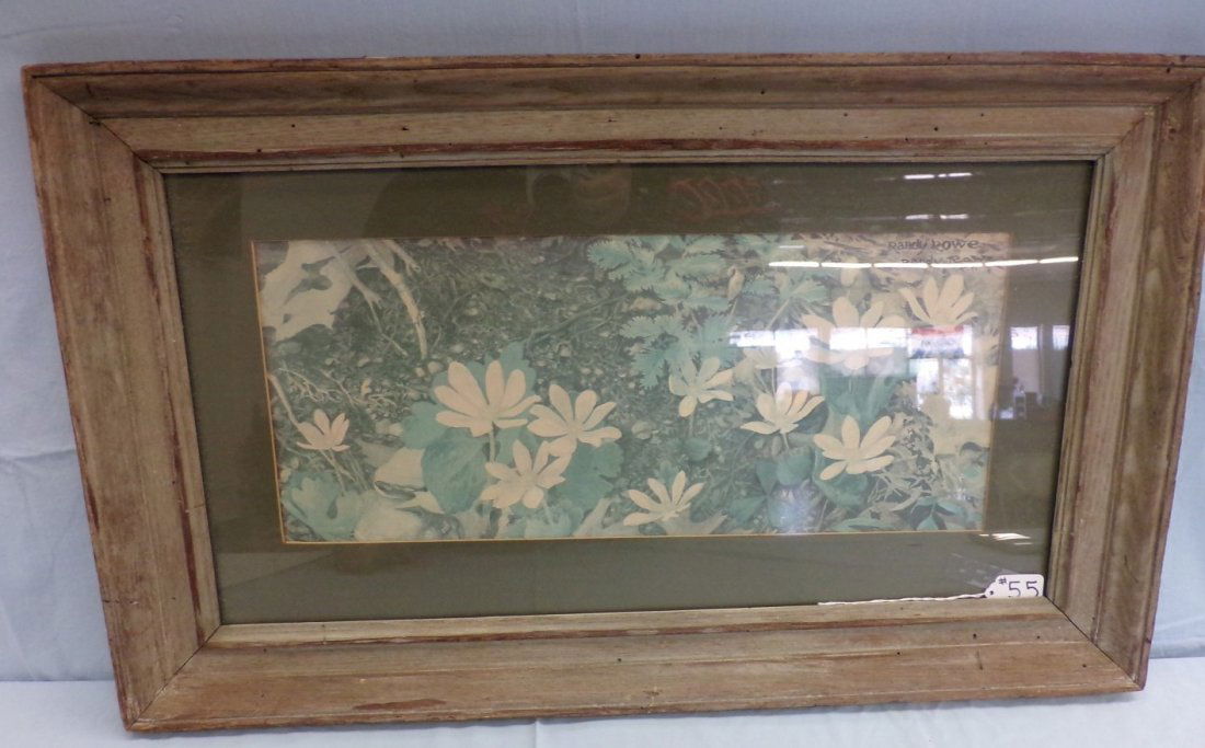 Artist Signed Randy Rowe Print of Flowers in Oak Frame. - Jan 31, 2015 ...