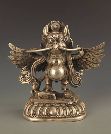 A Fine Tibetan Garuda Buddha Statue