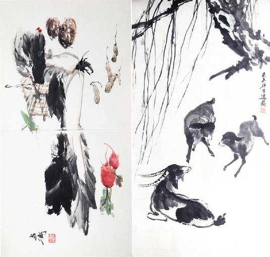 Chinese Painting, Attributed To Wang Xue Tao, Lou Shi