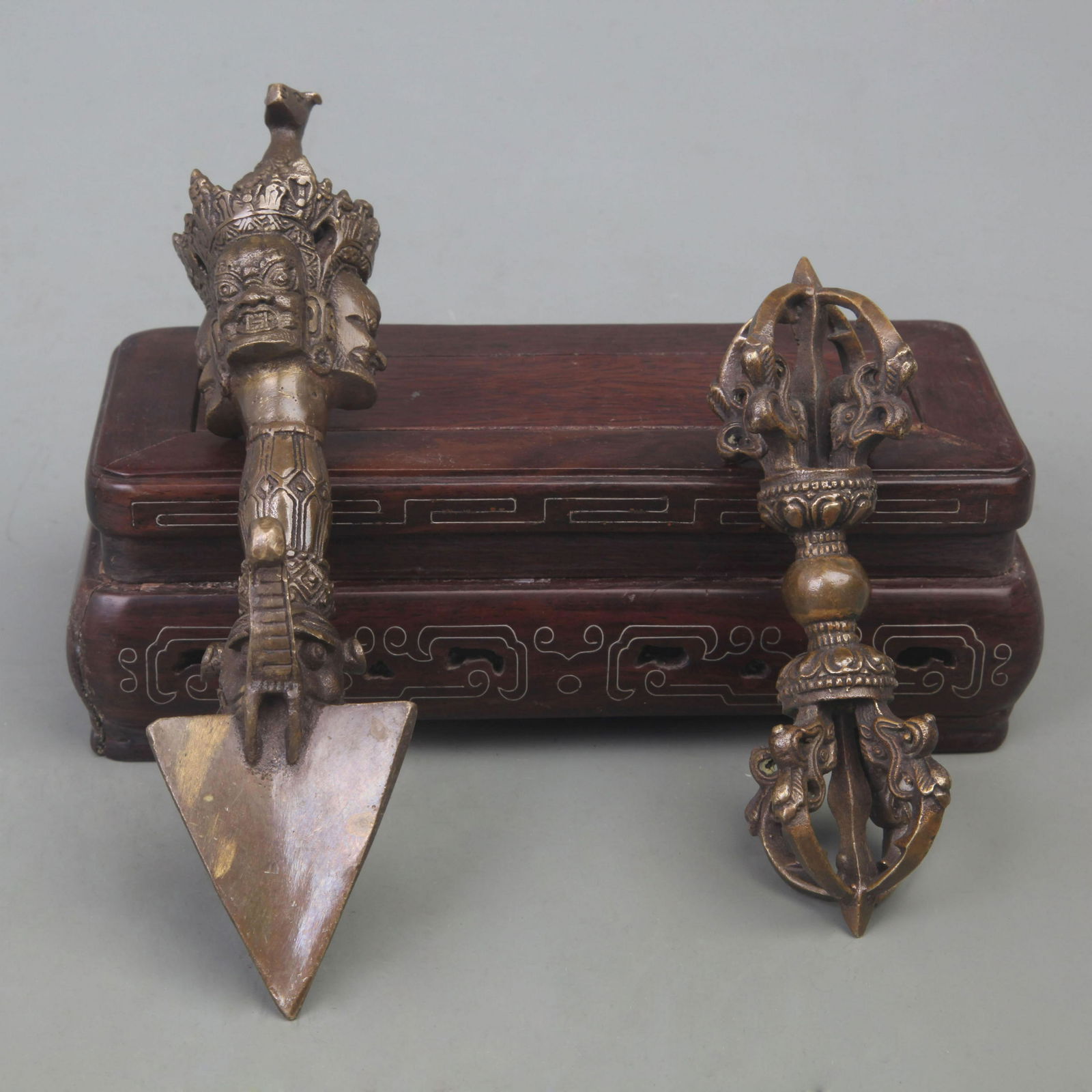 Group Of Tibetan Buddhist Ritual Objects