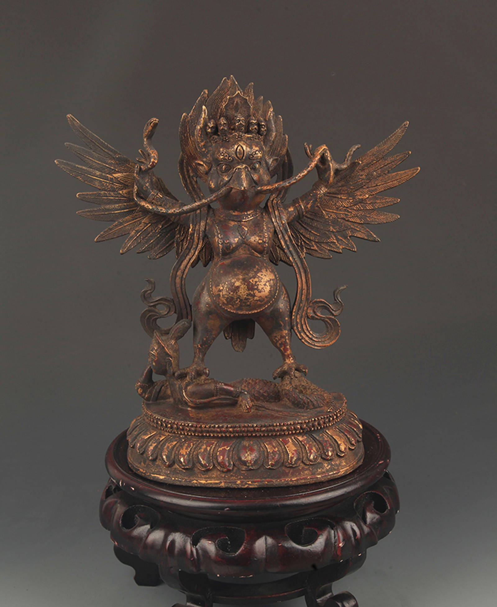 Rare Tibetan Buddhism Garuda Garuda Figure Auction