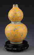 A FINELY PAINTED YELLOW COLOR CUCURBIT SHAPE BOTTLE - Jan 31, 2015 ...