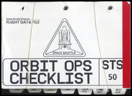 "orbit Ops Checklist For Sts 50"