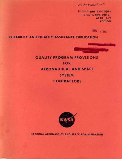 Literature, 5 Nasa Manuals