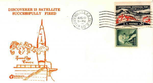 70156: Discoverer 13 Launch Cover