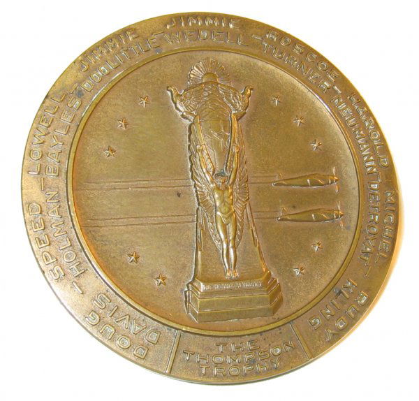 1941 Bronze Thompson Trophy Commemorative Medal