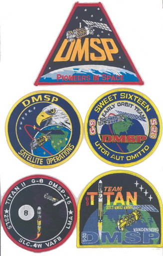 Lot Of 5 Defense Military Support Program Patches