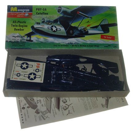 Monogram 1950's Pby 5a Catalina Plastic Model Kit