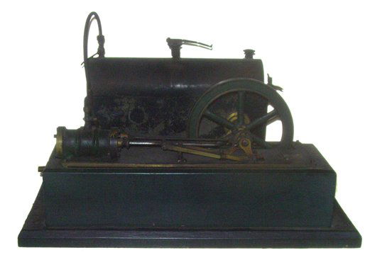 Antique Twin Cylinder Steam Engine Model