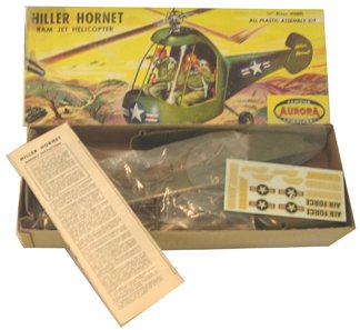 2035: Aurora 1956 Hiller Hornet Ram Jet Helicopter Plas