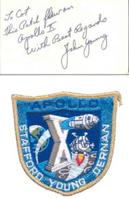 Flown Apollo 10 Mission Patch