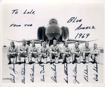 960: 1969, The Blue Angels Autographs - Oct 16, 2005 | Aurora in CA