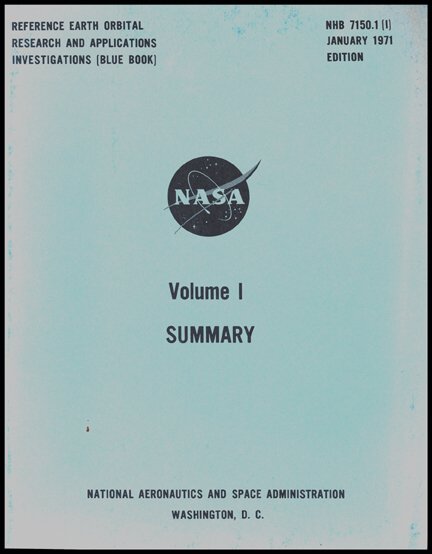 Skylab "ref. Earth Orbital Research..."