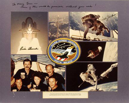 Flown Sts 51a Crew Patch