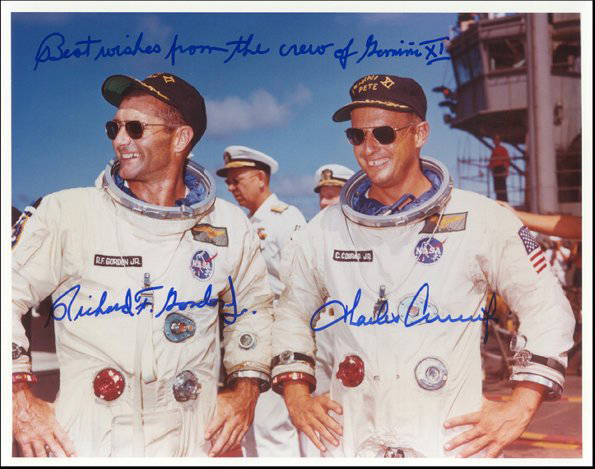 Gemini Gt 11 Conrad And Gordon Autograph