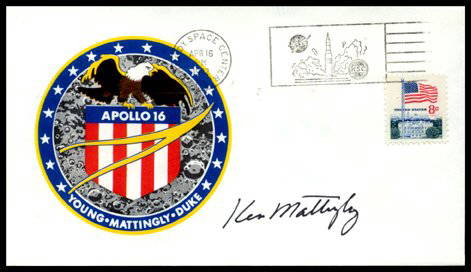 Apollo 16 Ken Mattingly Autographs