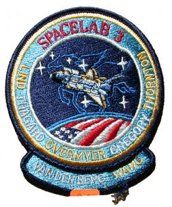 Sts 51b Spacelab 3 Crew Patch