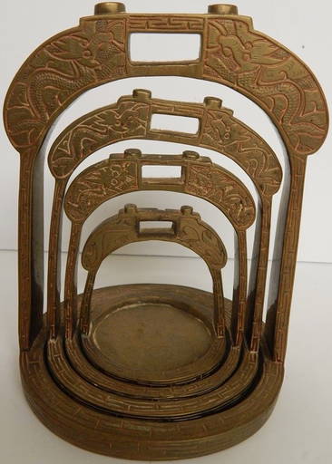 Antique Chinese Weight Set