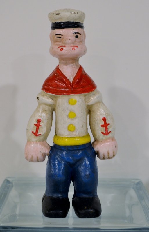Vintage Cast Iron Popeye Bank - Apr 07, 2018 | Natalie's Gallery ...