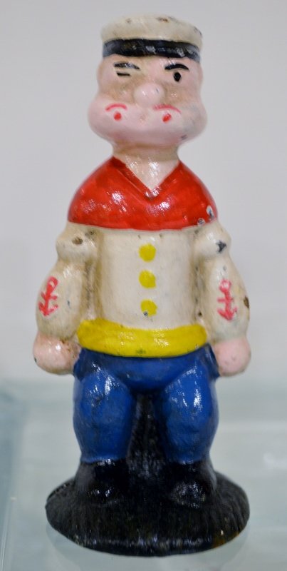 Vintage Cast Iron Popeye Bank - Apr 07, 2018 | Natalie's Gallery ...