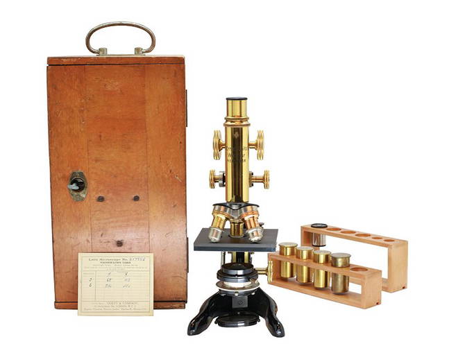 Leitz Microscope, Serial No. 217556