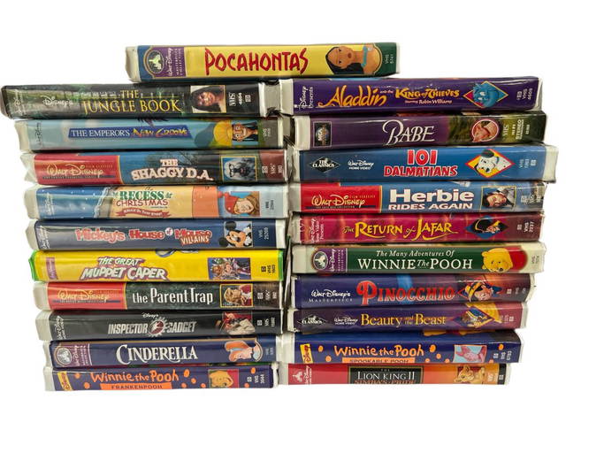 Vintage Walt Disney Movies & Sequels VHS 21 video (#0308) on Sep 16 ...