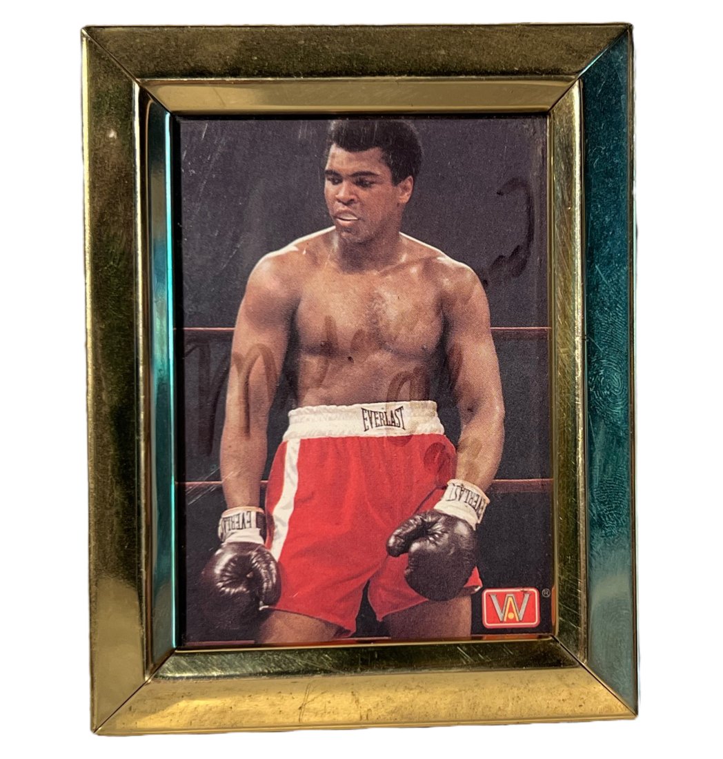 Vintage Boxing Card Muhammad Ali Cassius Marcellus Clay Signed