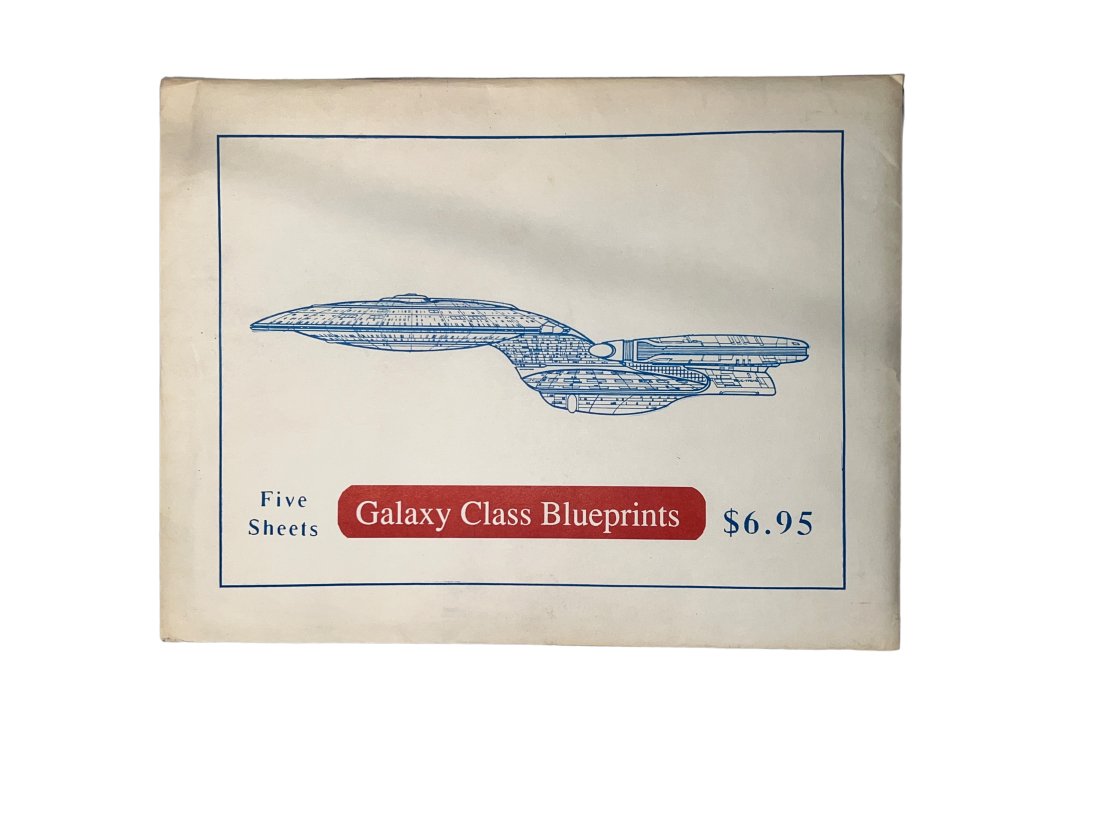 Vintage Star Trek Galaxy Class Blueprints - Nov 25, 2022 | LOS ANGELES ...