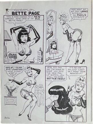 Vintage Rare Comic Bette By Eric Stanton