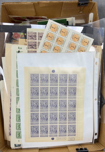 Antique Vintage Large Stamp Collection Box Lot