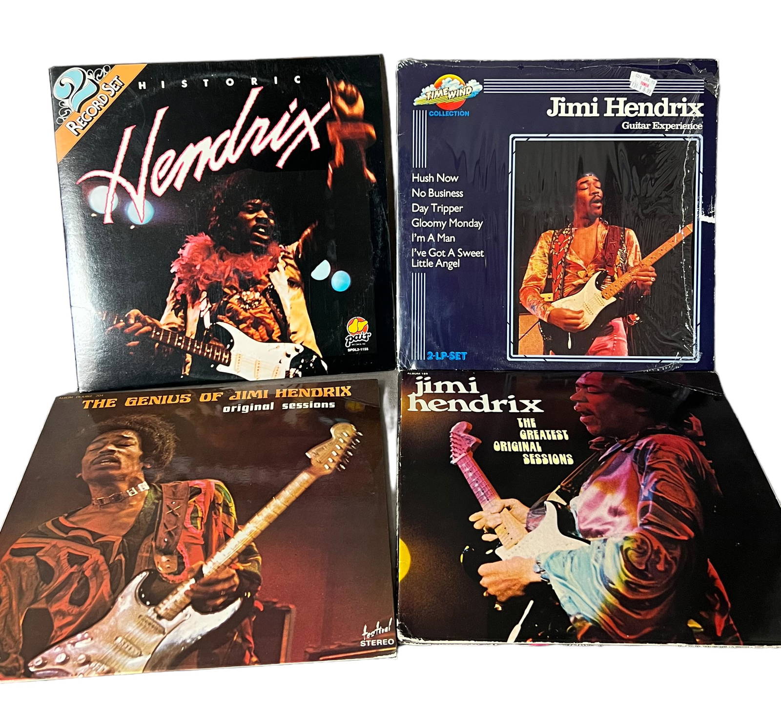 Vintage Original Jimi Hendrix Vinyl Record Collection Lot Auction