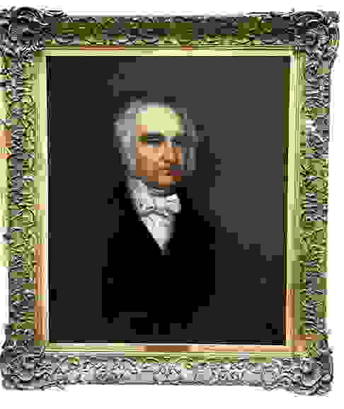 Antique The Reverend Walter Radcliffe Portrait Oil Painting On Canvas ...