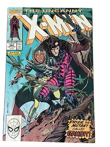 X Men 266 Marvel Comic Book First Appearance Of Gambit