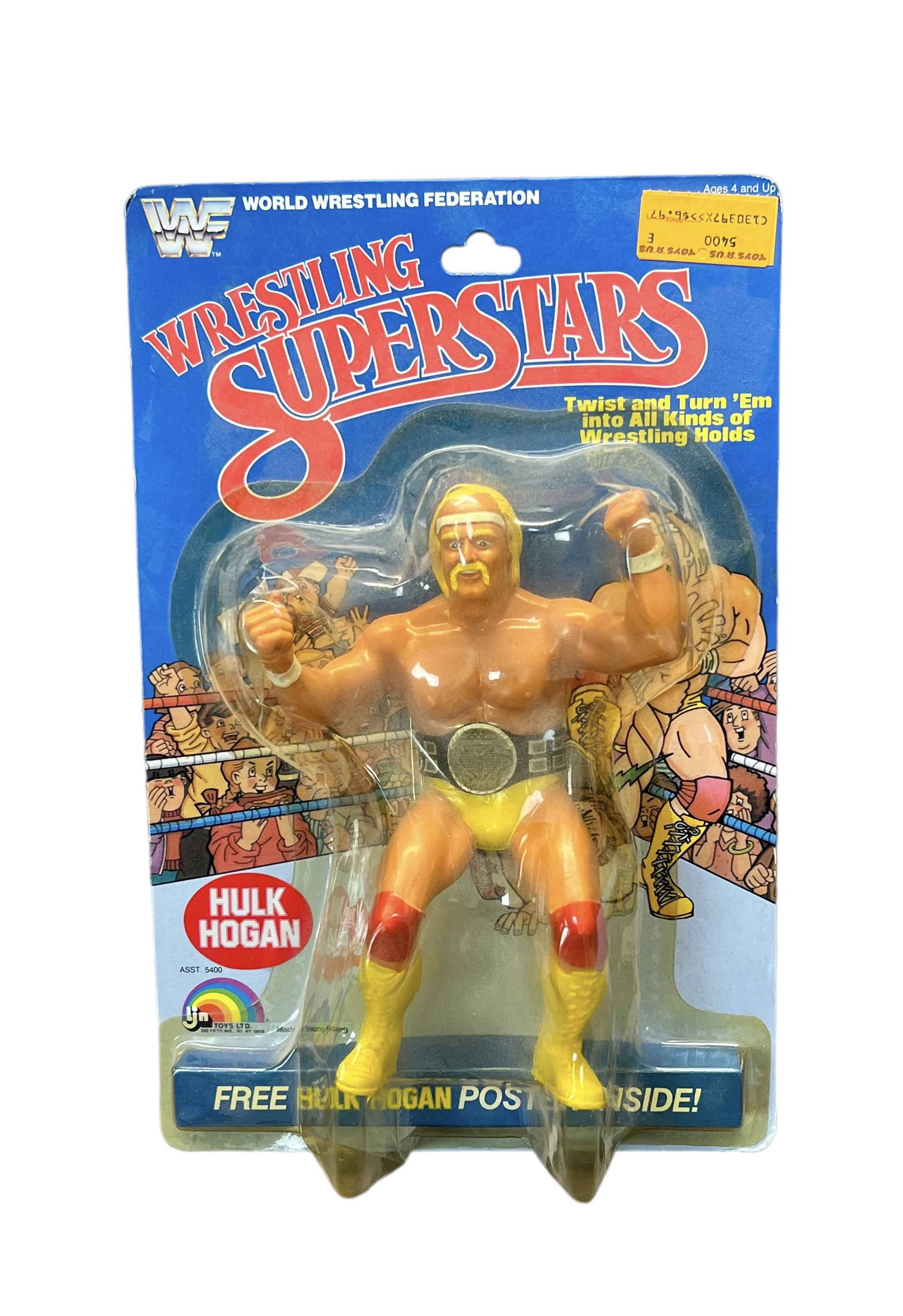 1985 Unopened Hulk Hogan Ljn Wrestling Superstars Action Figure Wwf Auction