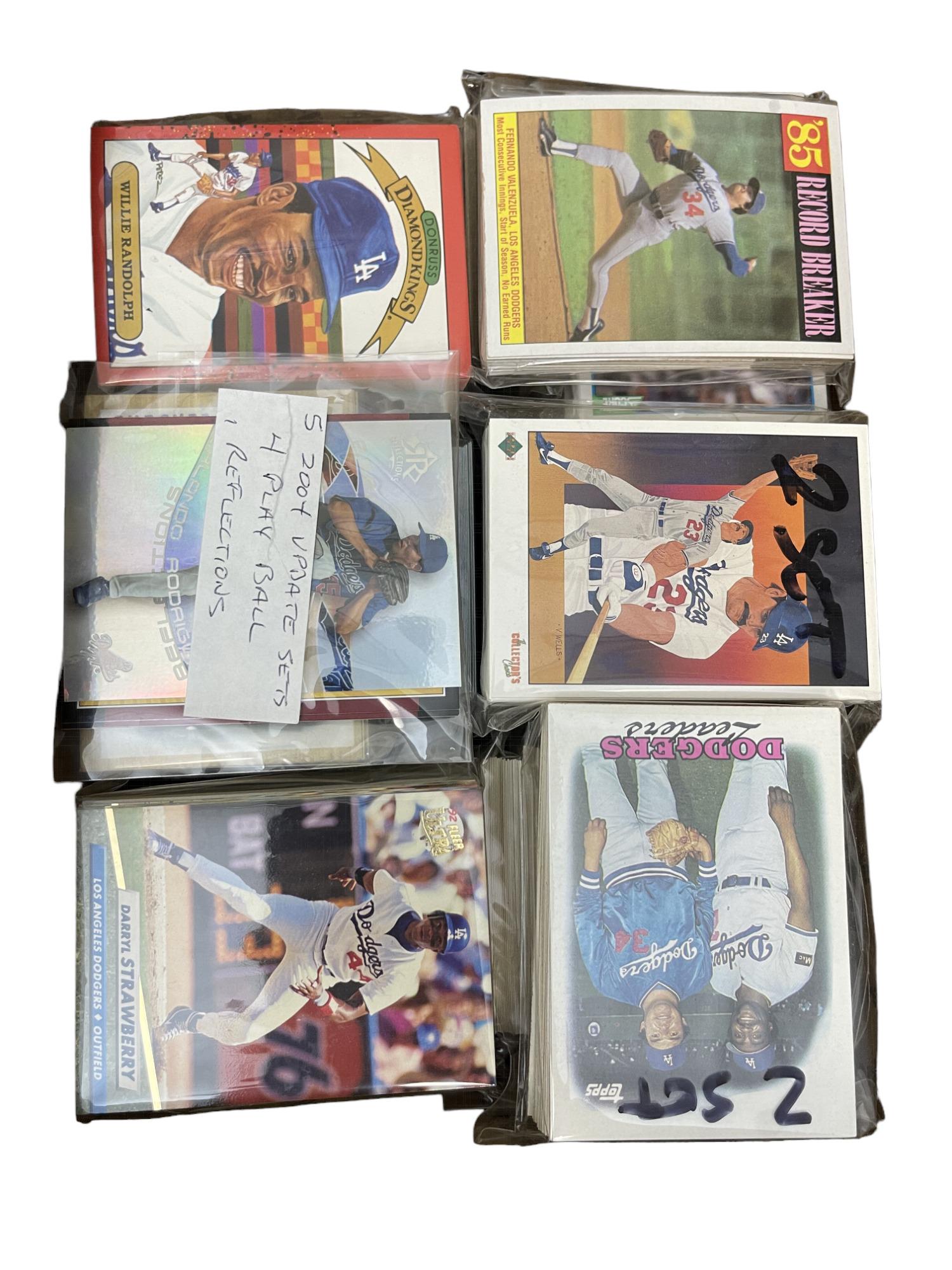 Collection Of Baseball Cards Box Lot